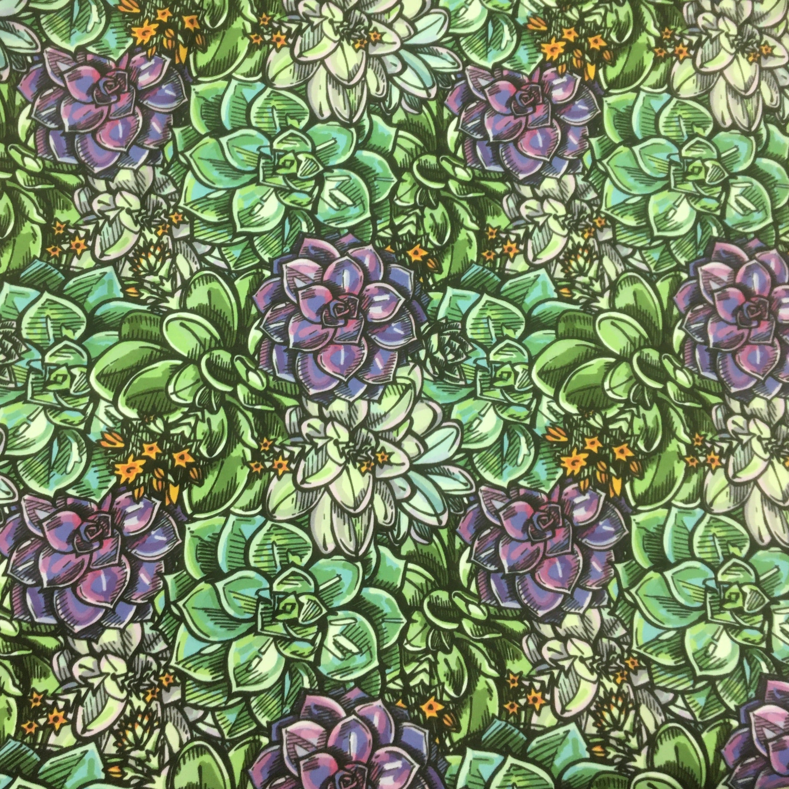 Graffiti Succulents – HaloFabricAddicts